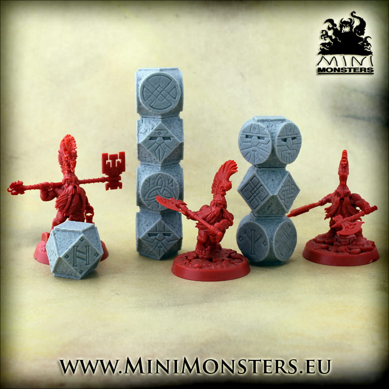 Dwarf Rune Stones - Mini Monsters