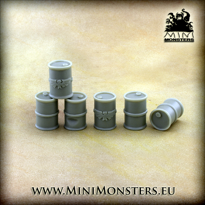 Metal Barrels - Mini Monsters